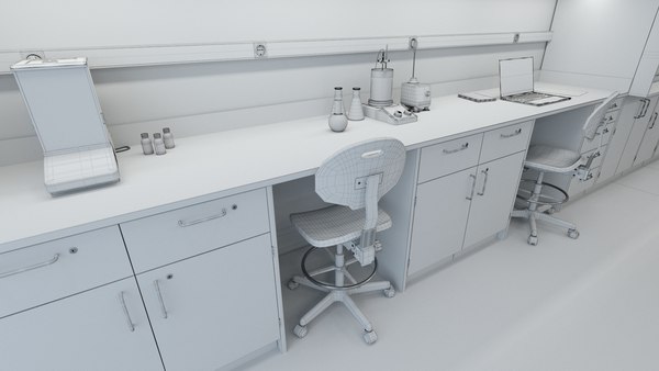 3D laboratory lab - TurboSquid 1647739