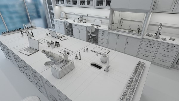 3D laboratory lab - TurboSquid 1647739