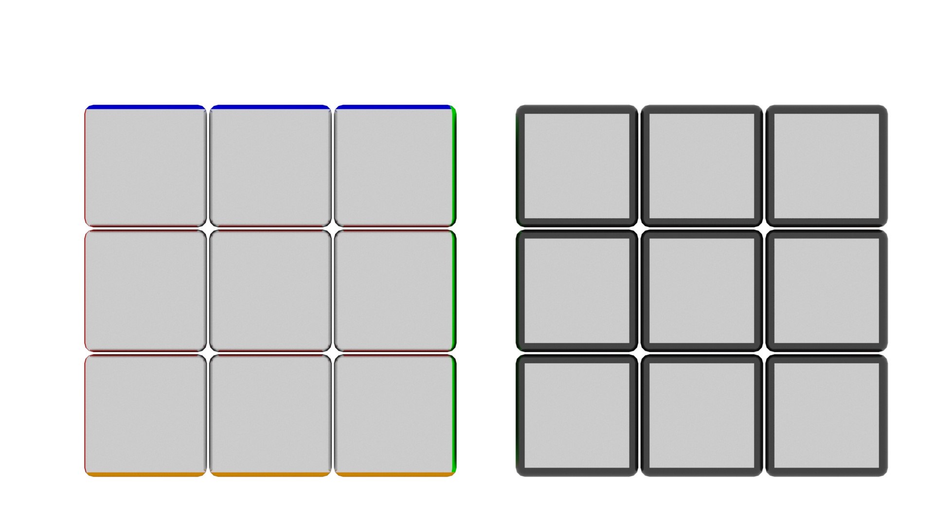 3D Metallic Rubiks Cube Model - TurboSquid 1880416