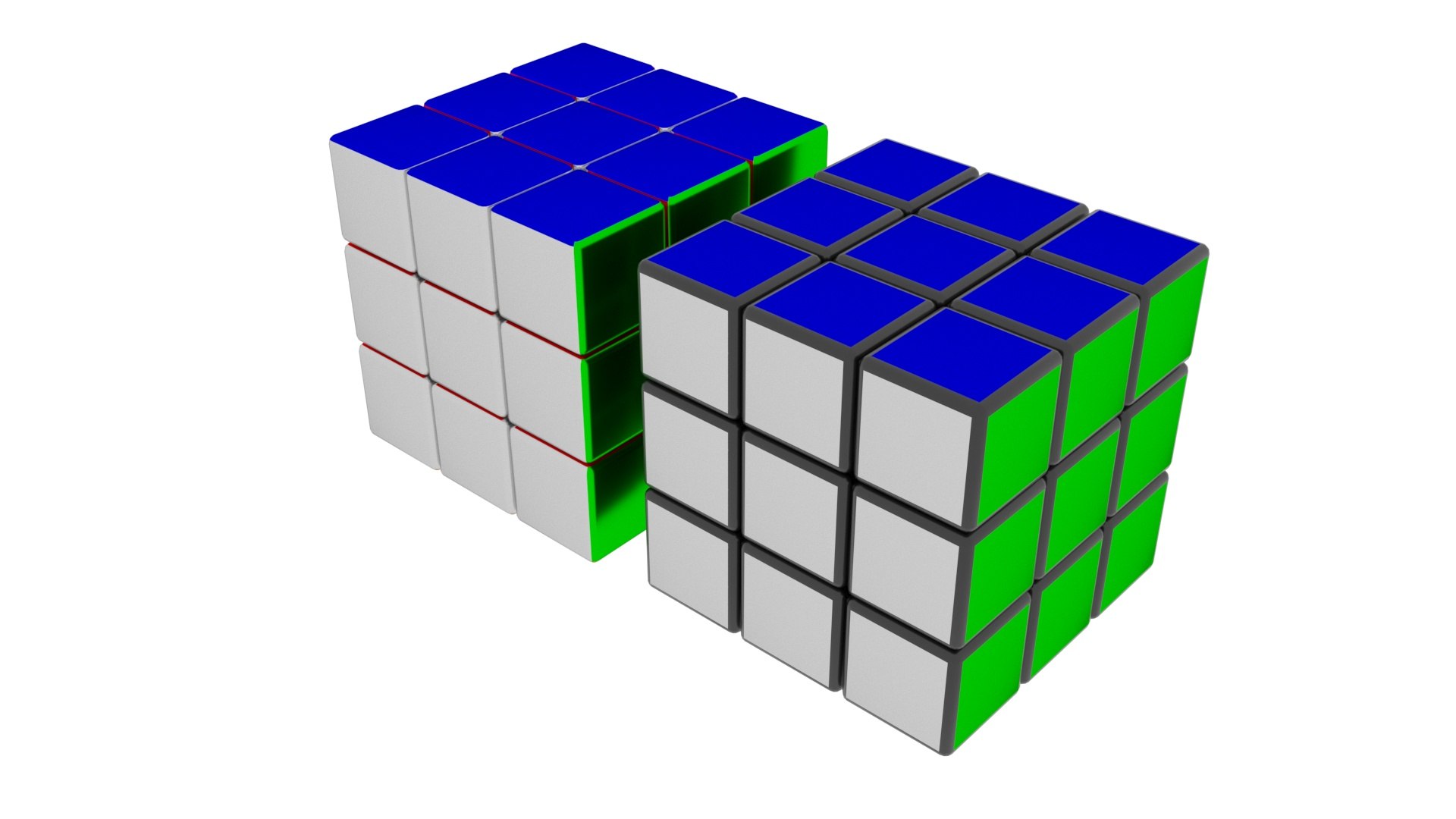 3D Metallic Rubiks Cube Model - TurboSquid 1880416