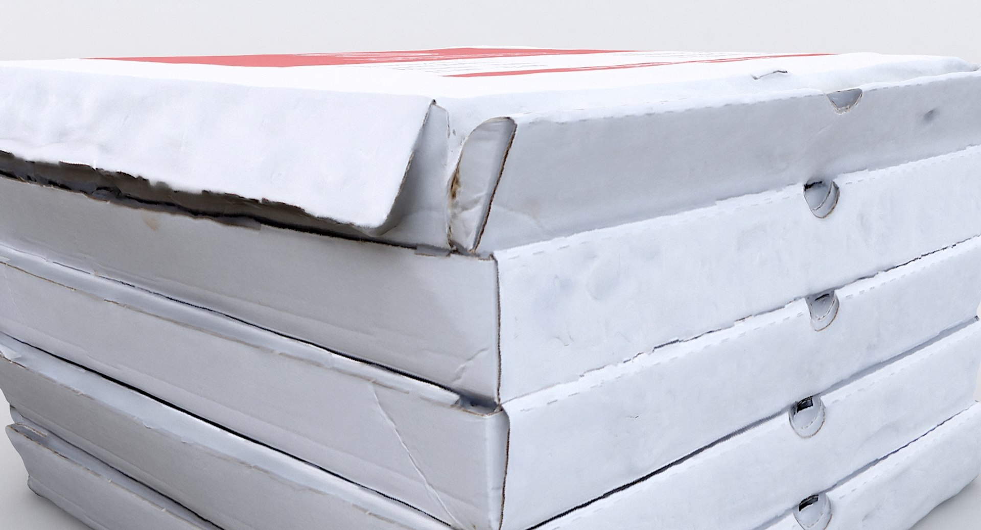 3D pizza cartons - TurboSquid 1385672