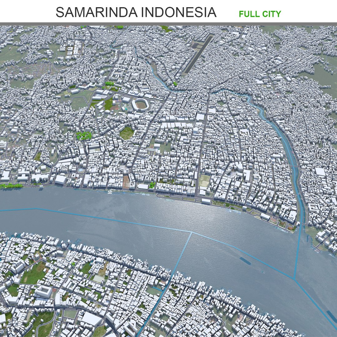 Samarinda Indonesia 3D Model - TurboSquid 2135174