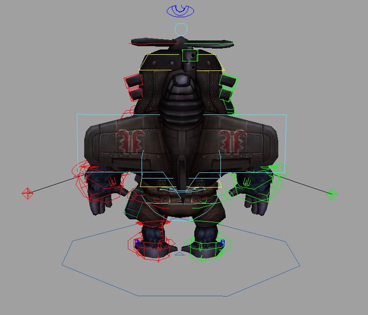 3d rig 2014 animation model