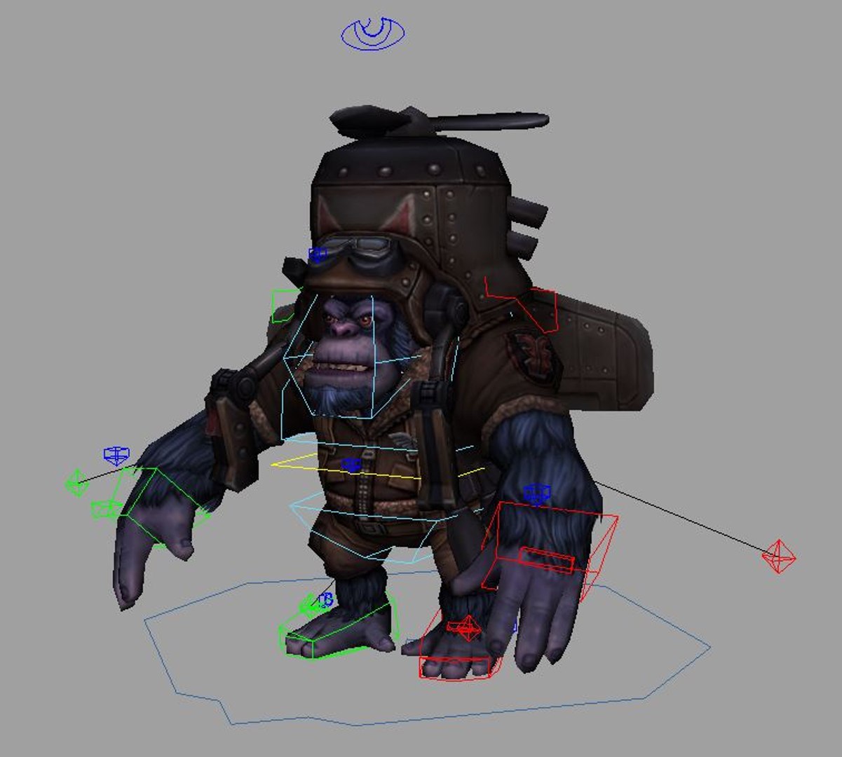 3d rig 2014 animation model