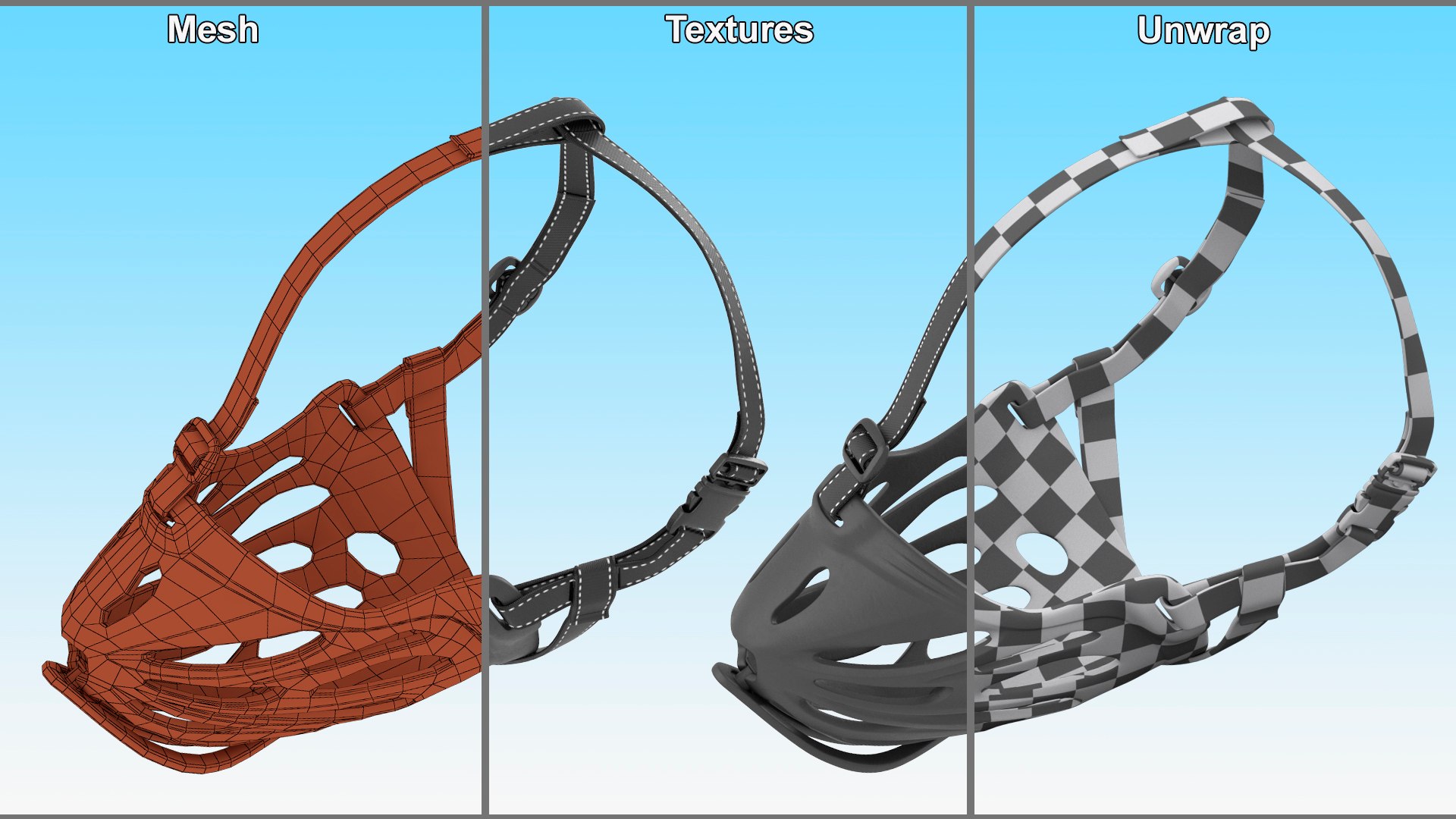 Silicone Dog Muzzle Labrador 3D Model - TurboSquid 2269783