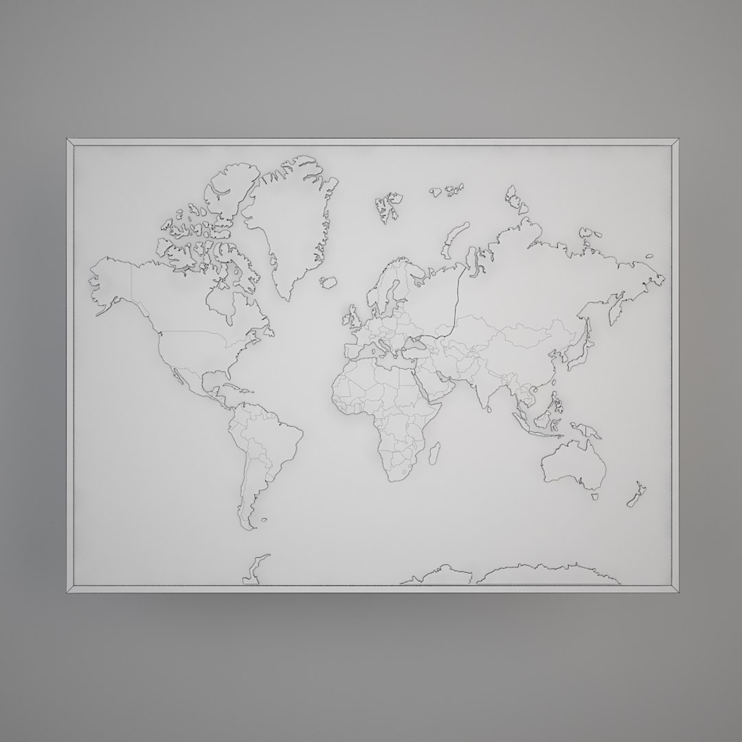 World Wooden Mapped 3D Model - TurboSquid 1163609