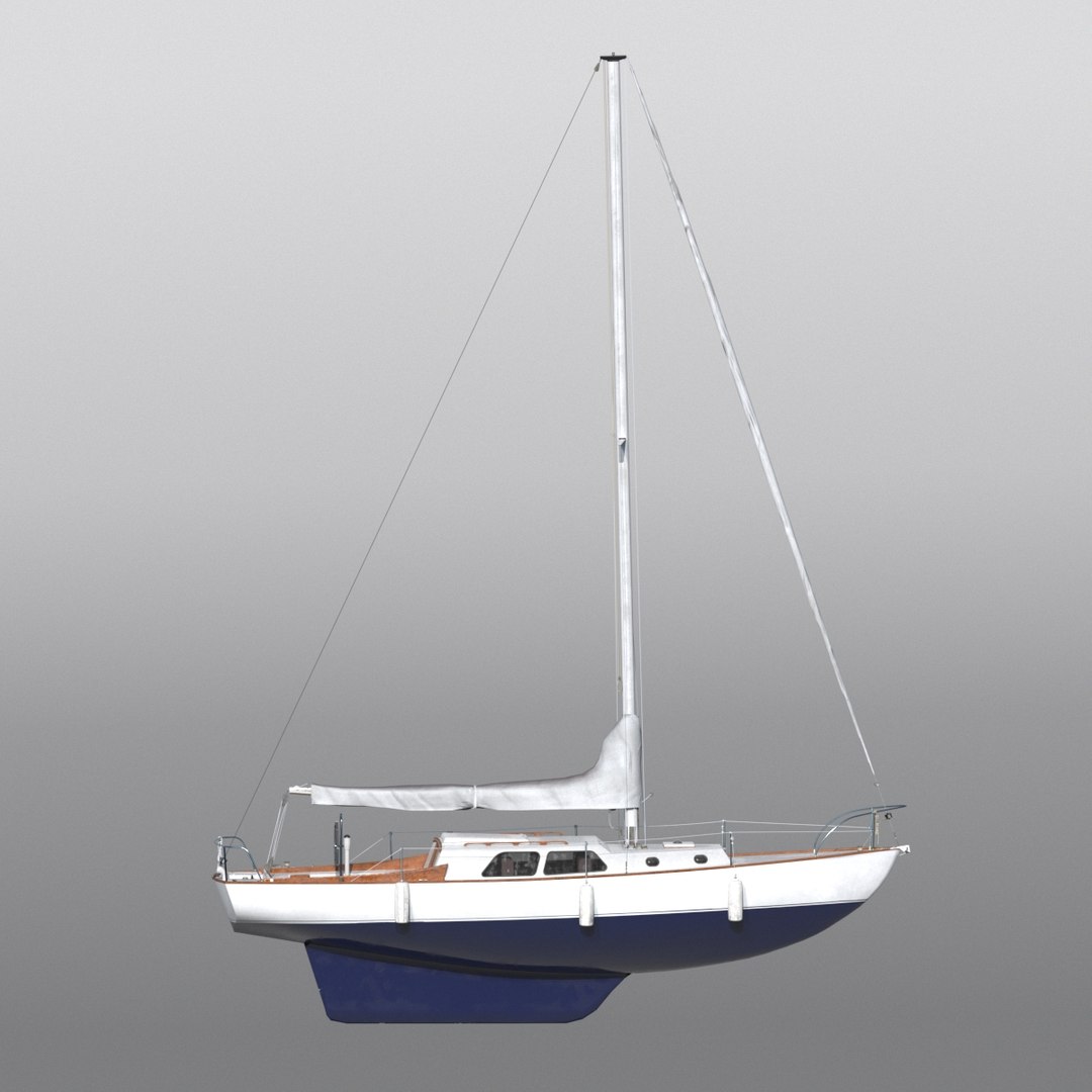 Sailboat 3D - TurboSquid 1536334