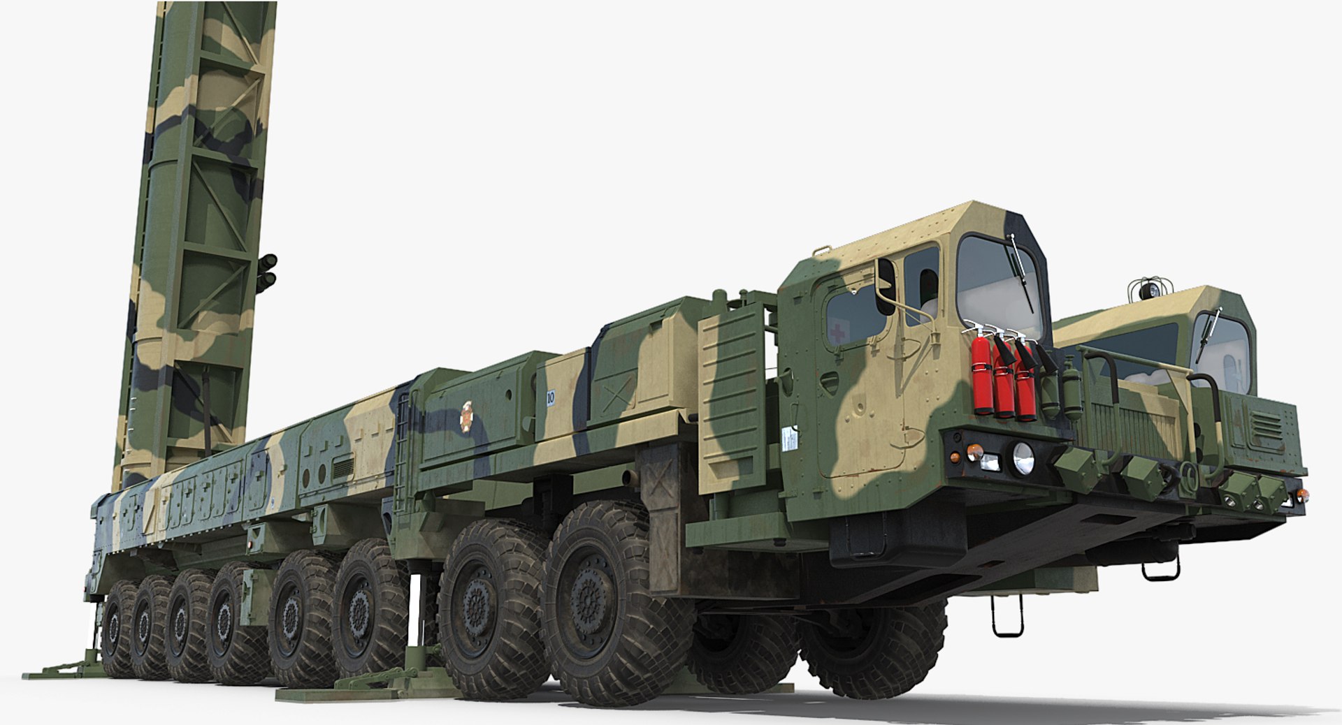 Scud Transporter Erector Launcher 3D - TurboSquid 1236291