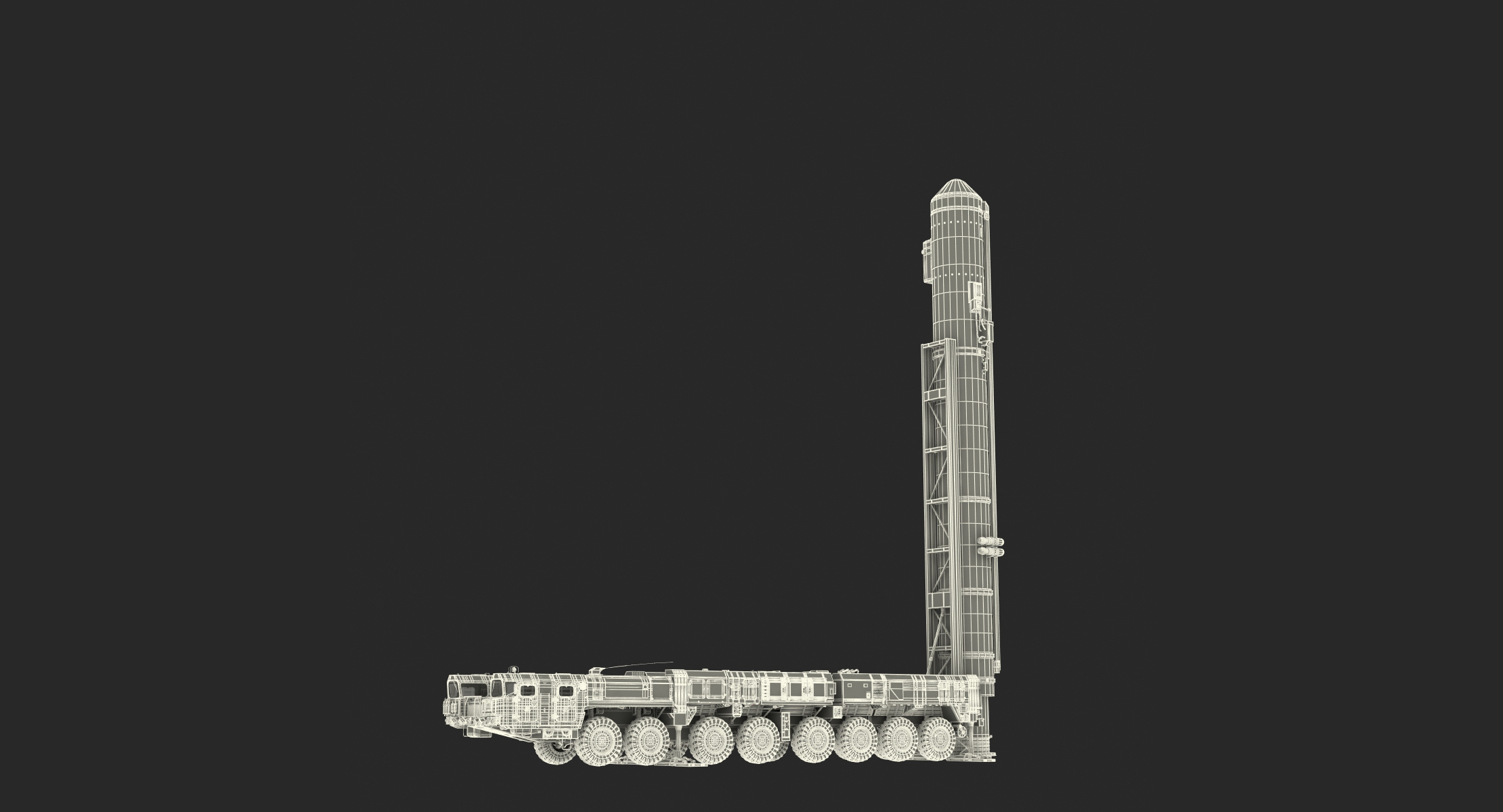 Scud transporter erector launcher 3D - TurboSquid 1236291