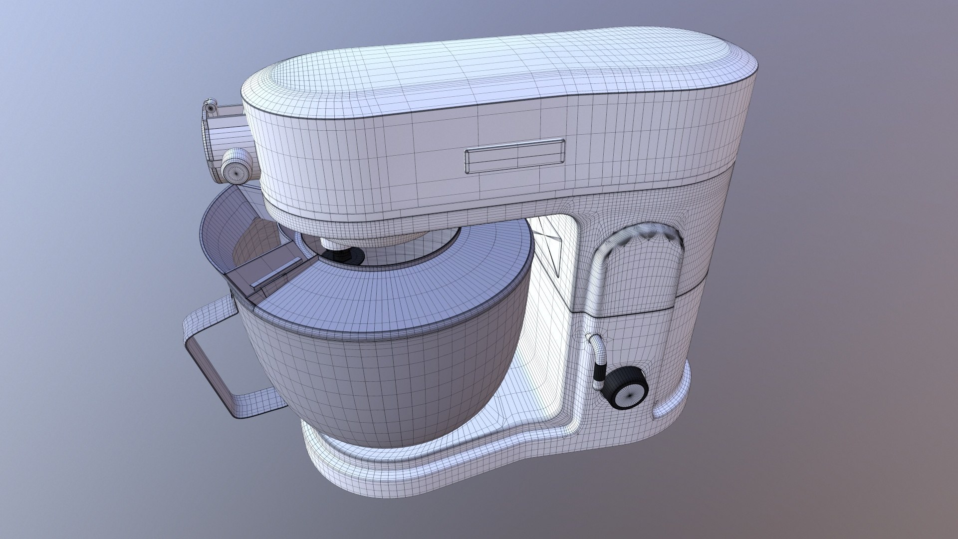 3D Kenwood Stand Mixer Kitchen Machine - TurboSquid 1946560