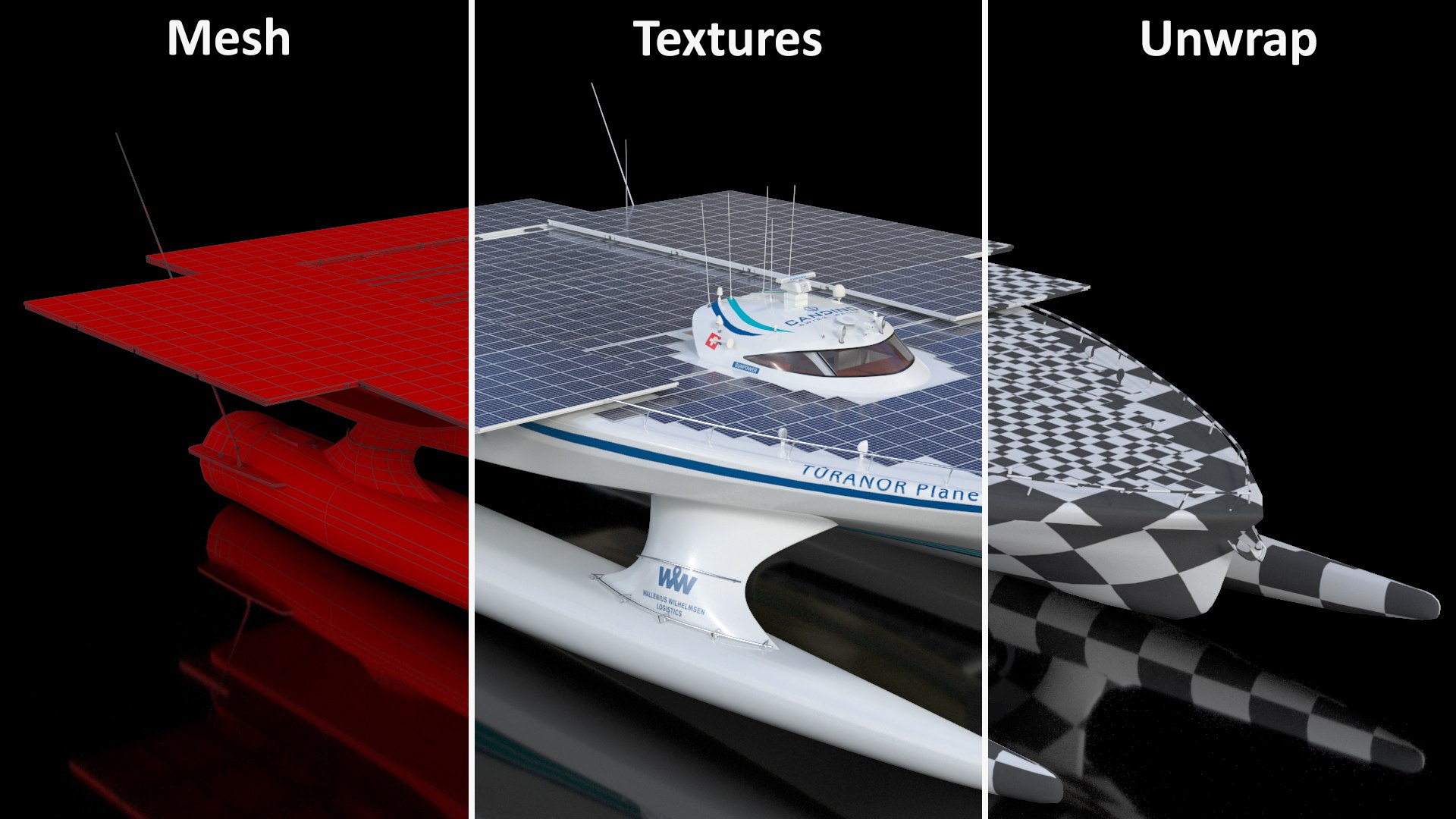 3D Electric Boat PlanetSolar Simple Interior - TurboSquid 2123563