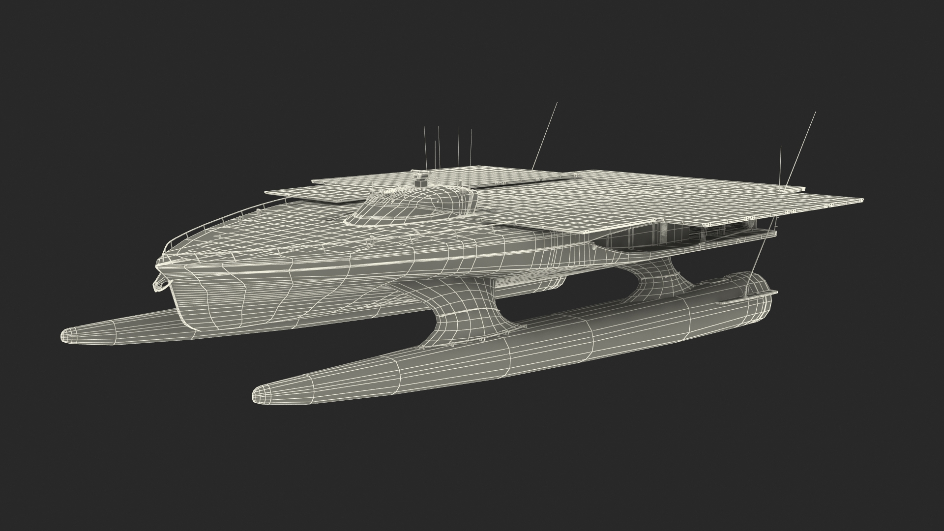 3D Electric Boat PlanetSolar Simple Interior - TurboSquid 2123563