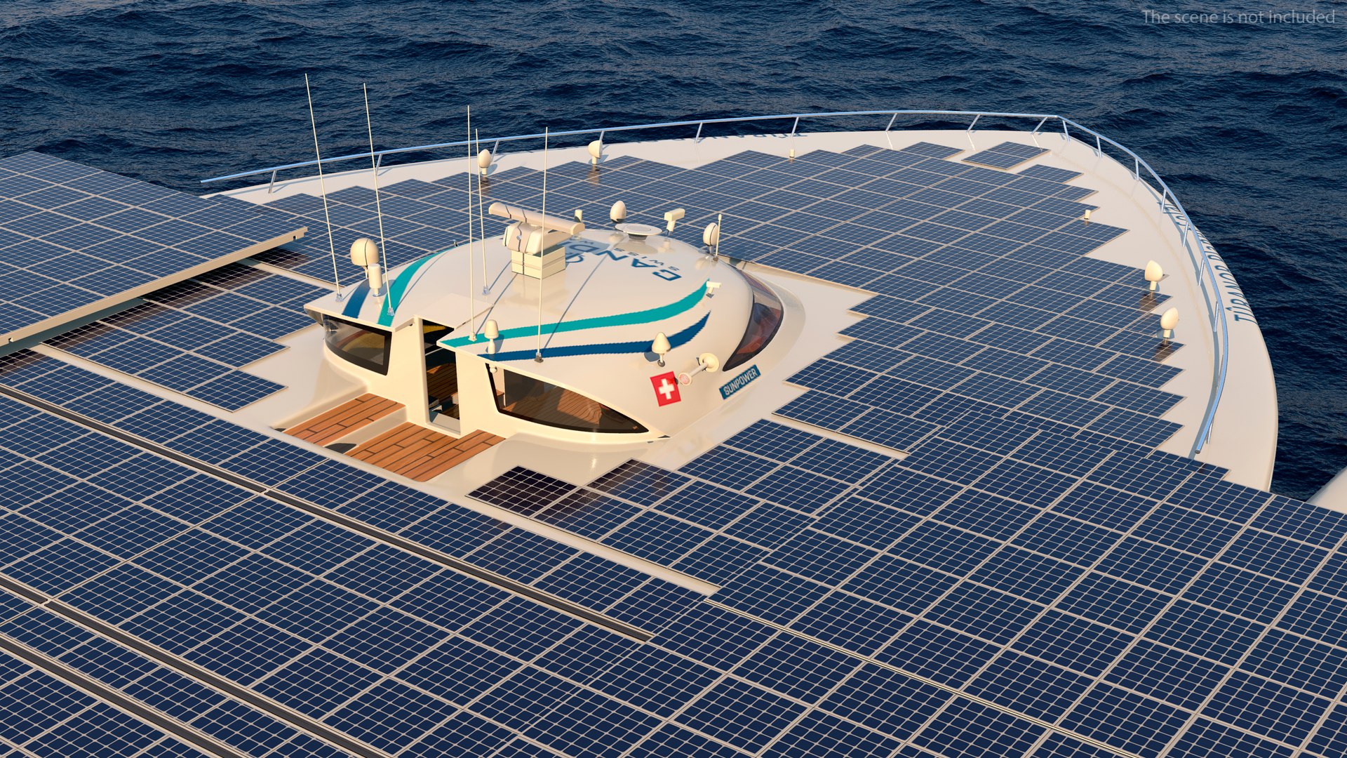 3D Electric Boat PlanetSolar Simple Interior - TurboSquid 2123563