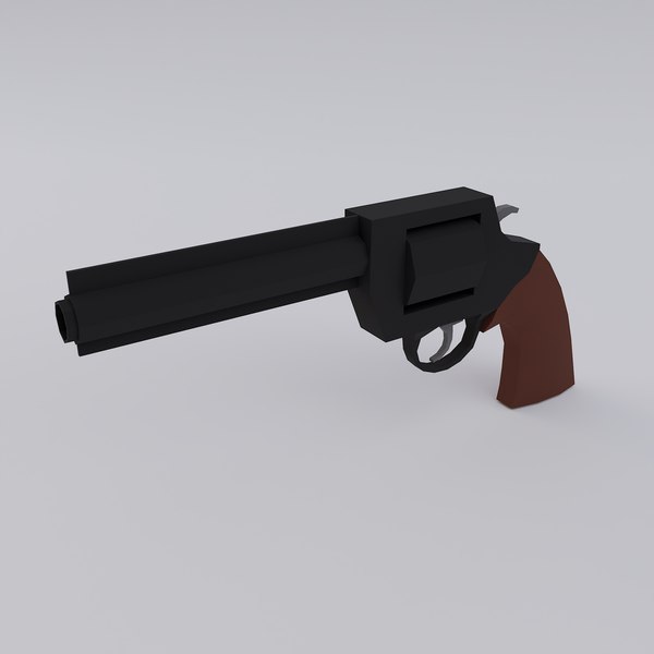 modelo 3d revólver colt python - TurboSquid 1992388