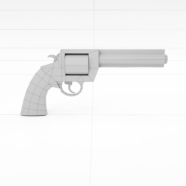modelo 3d revólver colt python - TurboSquid 1992388