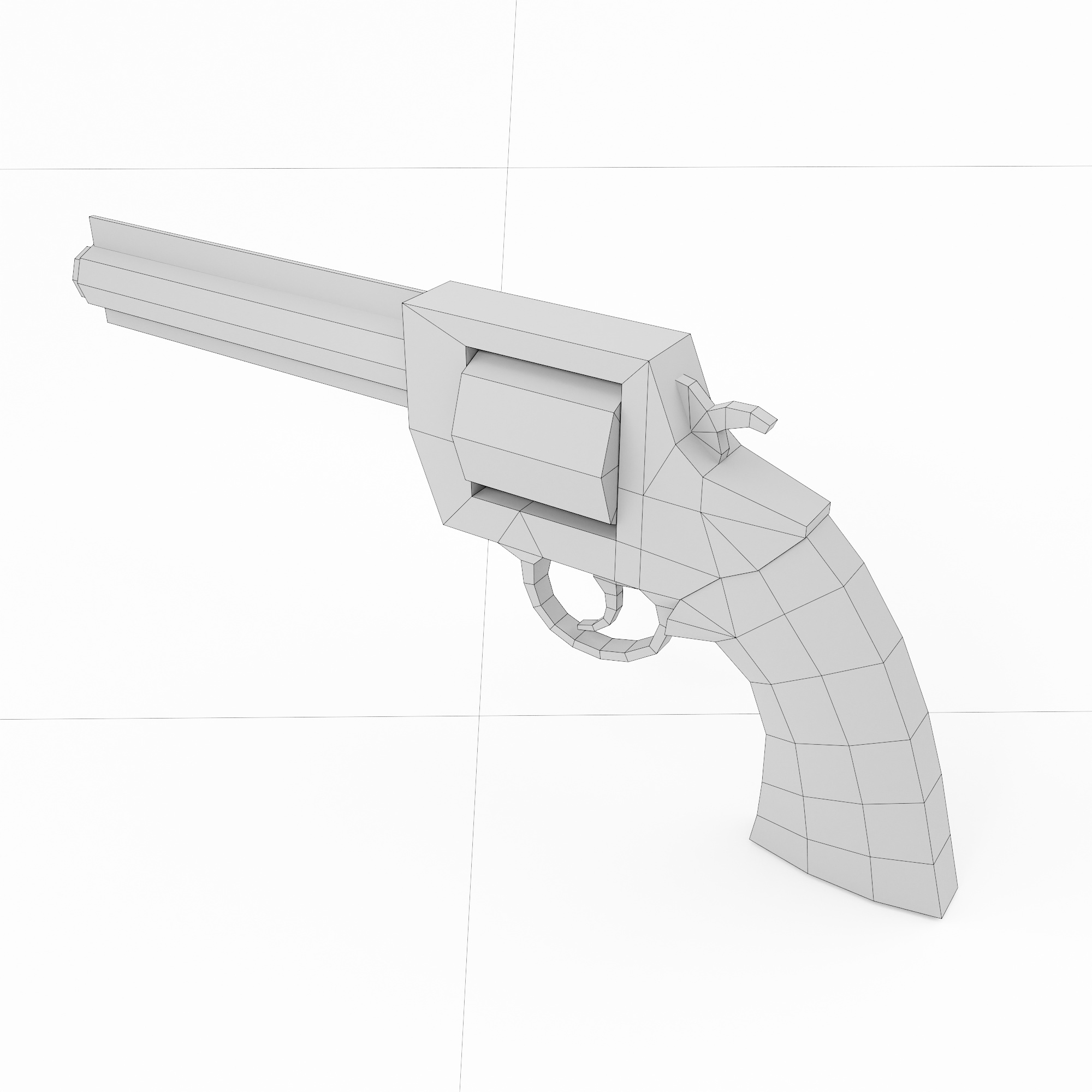 modelo 3d revólver colt python - TurboSquid 1992388
