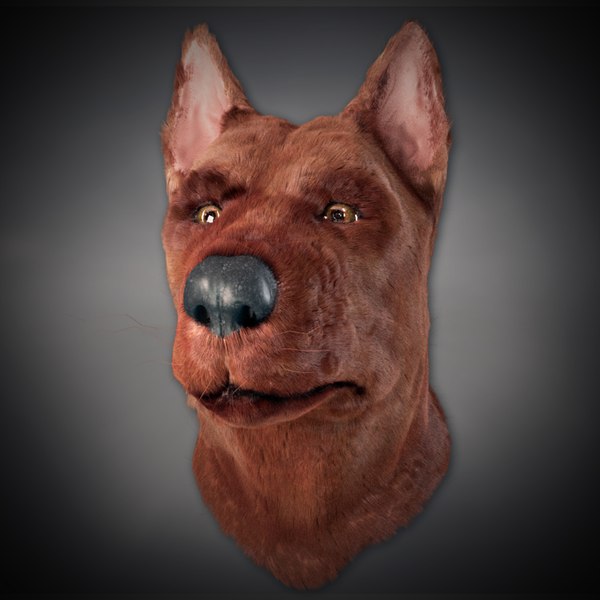 dog head obj