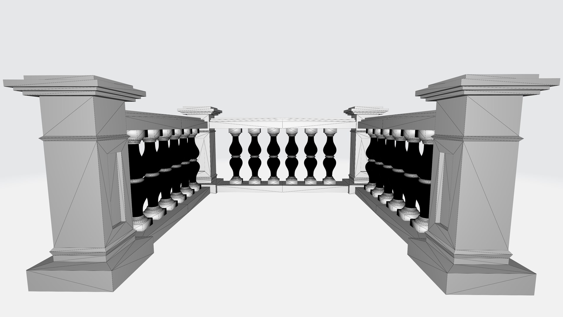 3D Balustrade Collection - TurboSquid 2198511