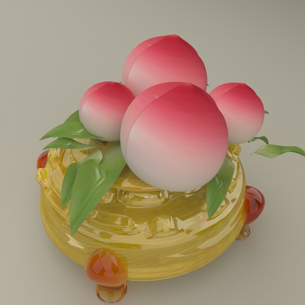 3D модель Chinese peach - TurboSquid 2070997