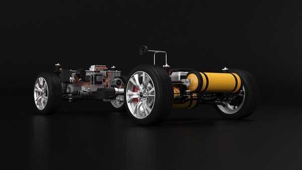 modelo 3d Colección de chasis FWD eléctricos y de hidrógeno ...