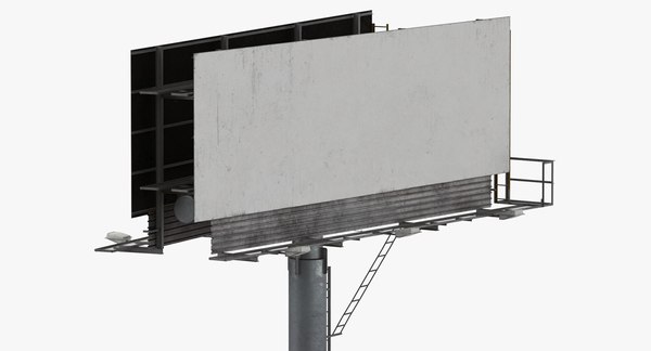 Billboard 02 Dirty 3D 모델 - TurboSquid 2027234