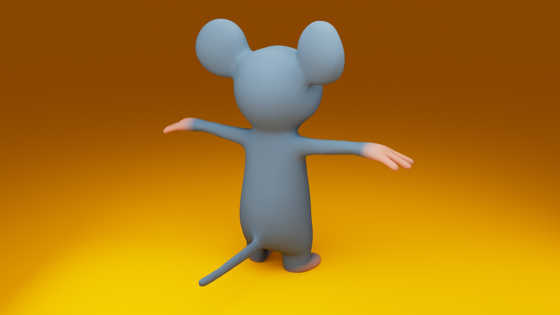 Playful Stylized Cartoon Cat And Mouse Pack 3D Model 3D Model ...
