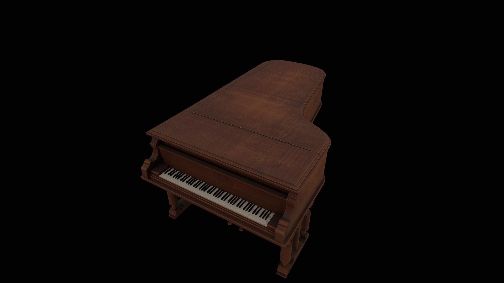 3D Realistic Custom Concert Grand Piano 3D Model Model - TurboSquid 2184902