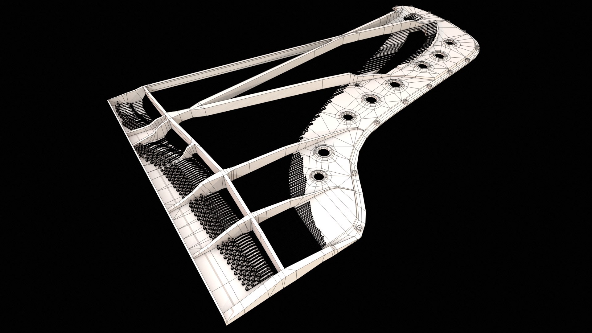 3D Realistic Custom Concert Grand Piano 3D Model Model - TurboSquid 2184902