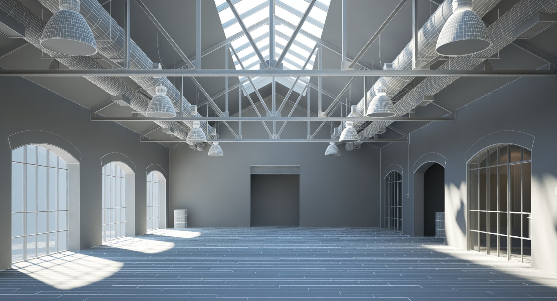 Industrial Warehouse Interior Max