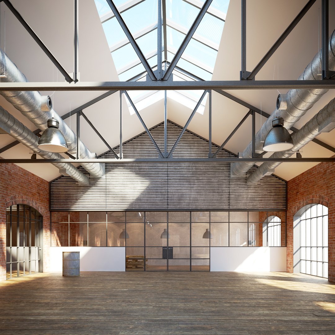 Industrial Warehouse Interior Max
