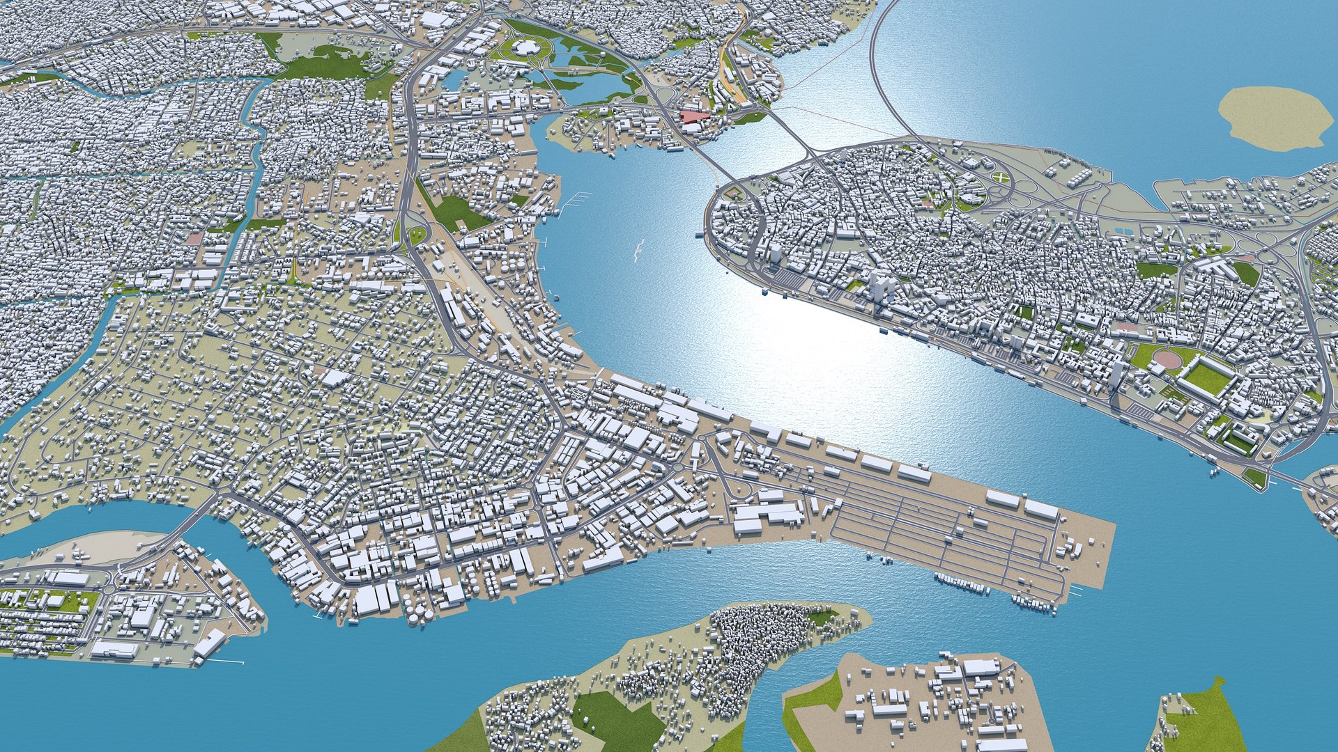 3D Lagos Downtown Nigeria - TurboSquid 1926831