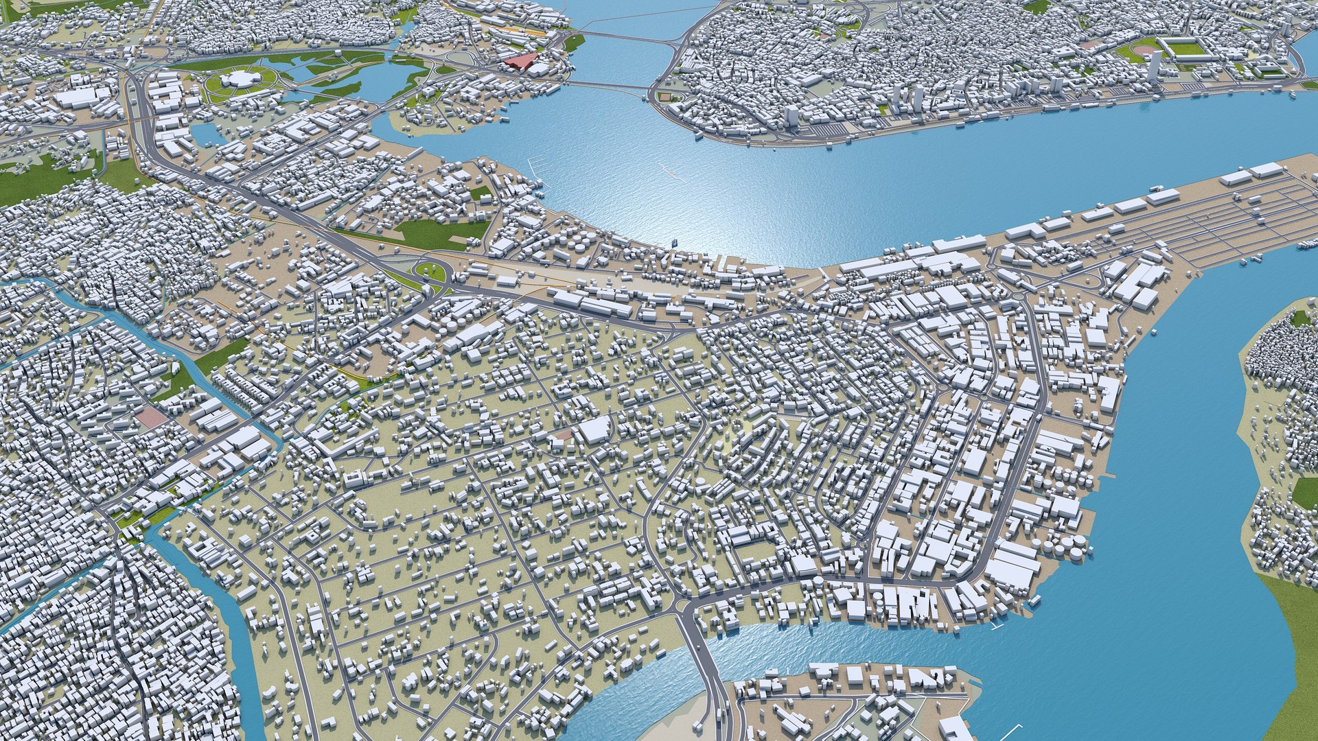 3D Lagos Downtown Nigeria - TurboSquid 1926831
