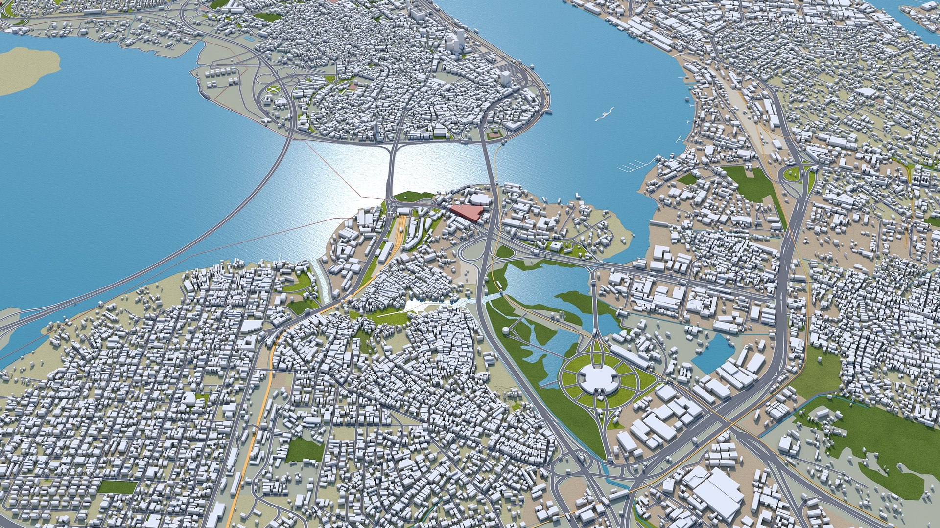 3D Lagos Downtown Nigeria - TurboSquid 1926831