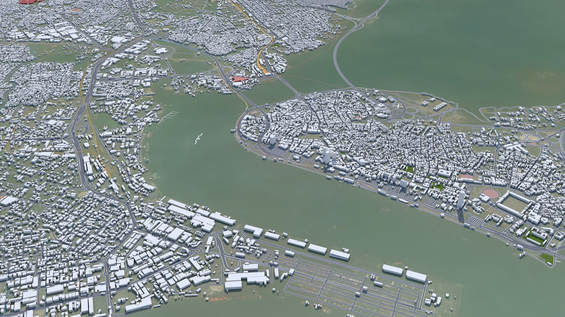 3D Lagos Downtown Nigeria - TurboSquid 1926831