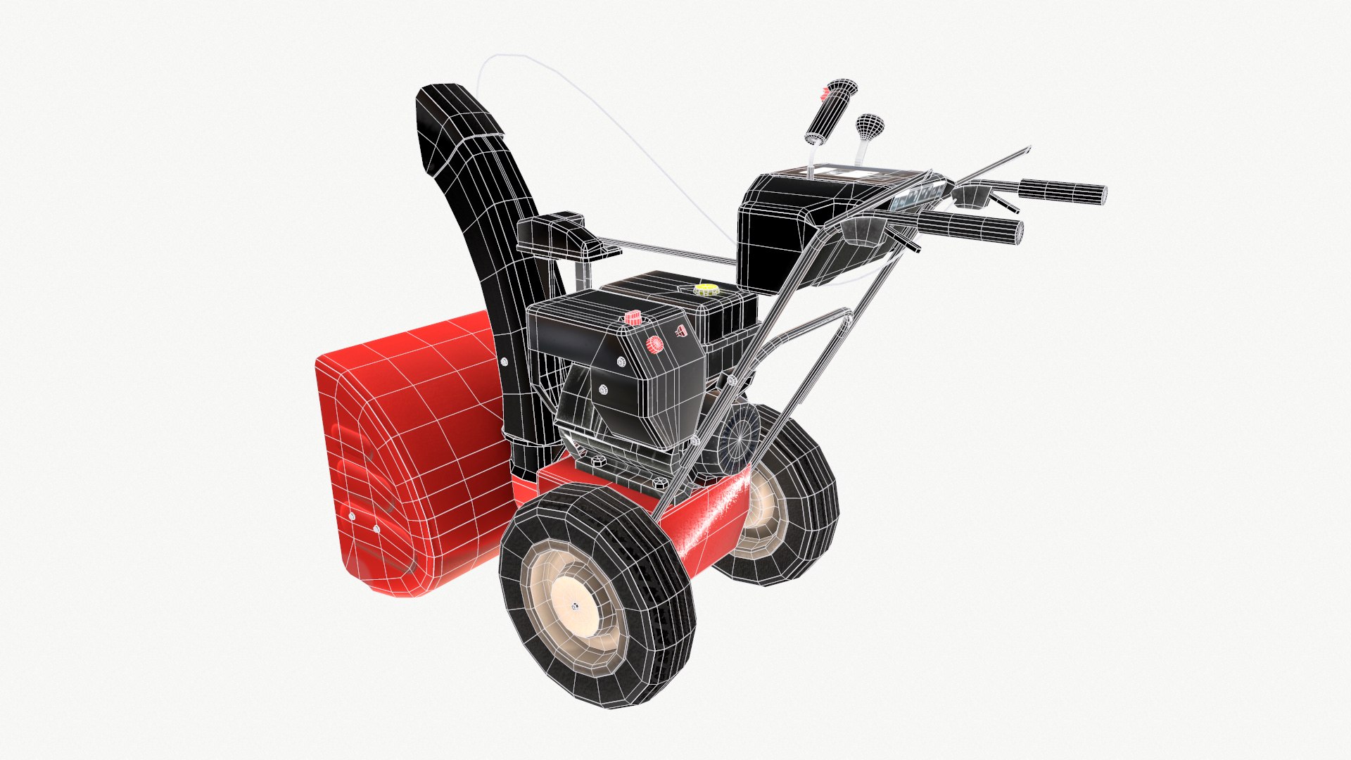 Snow Blower 3D Model - TurboSquid 2181013