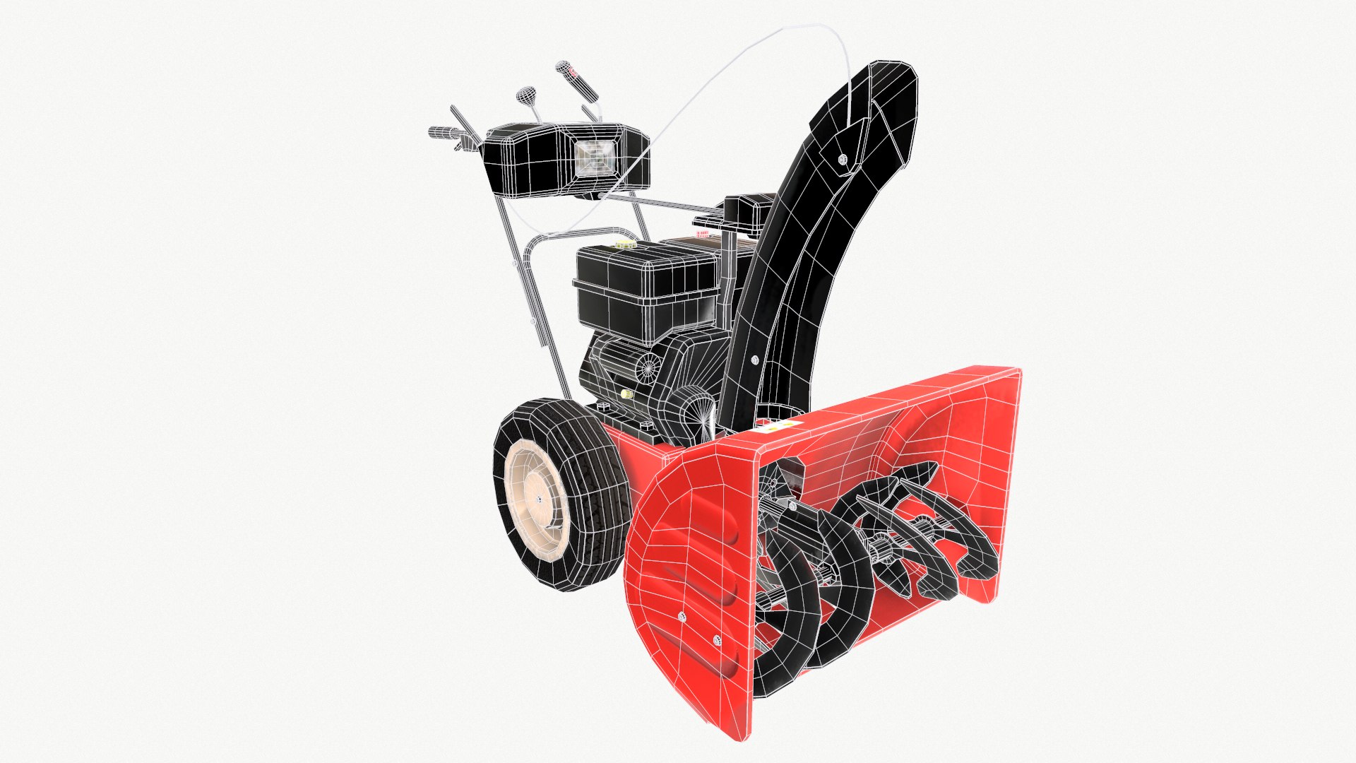 Snow Blower 3D Model - TurboSquid 2181013