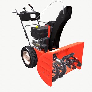 Download Free & Premium Snow Blower 3D Models | TurboSquid