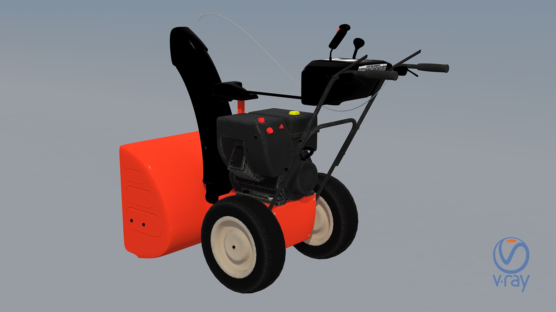 Snow Blower 3D Model - TurboSquid 2181013