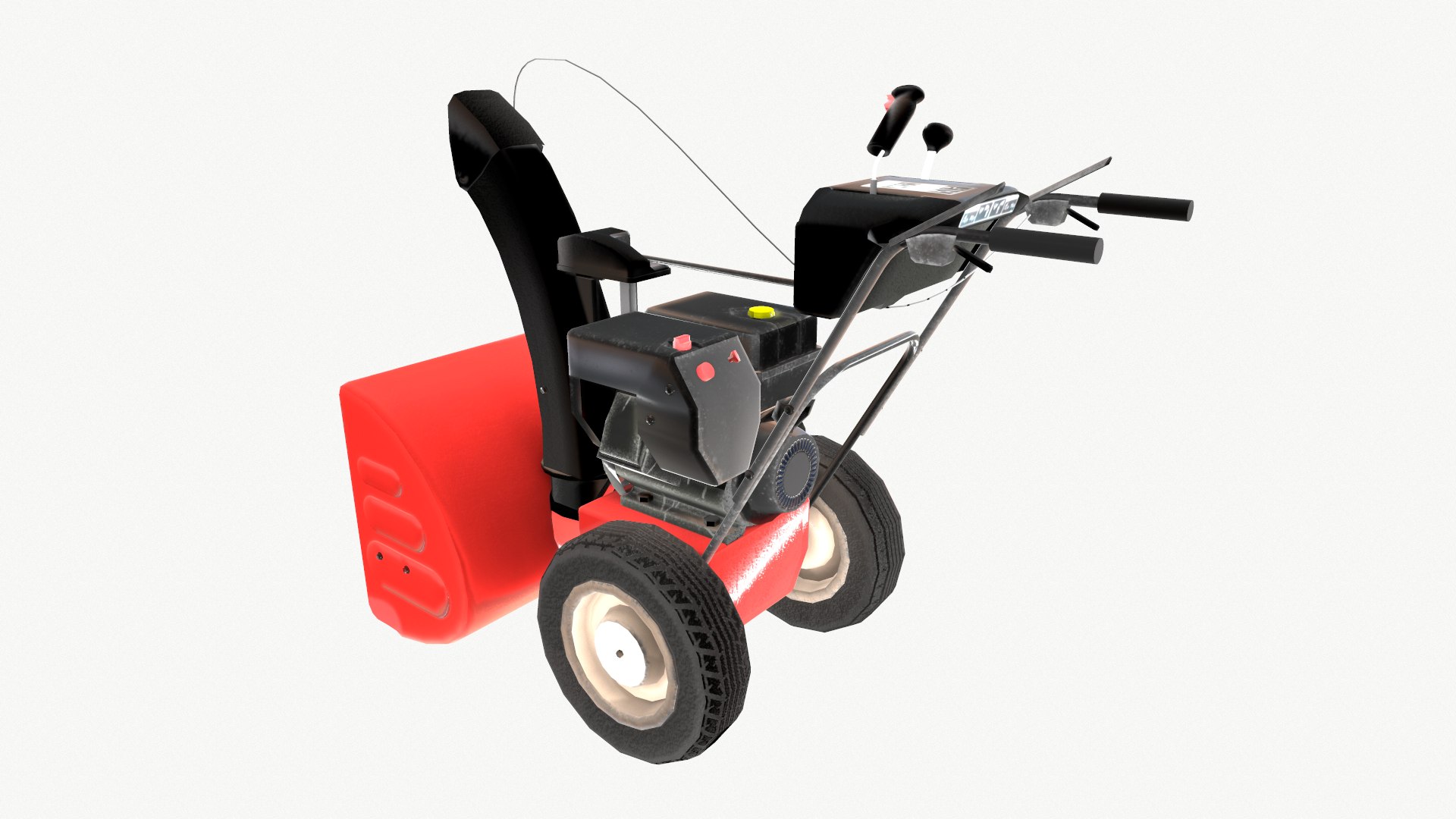 Snow Blower 3D Model - TurboSquid 2181013