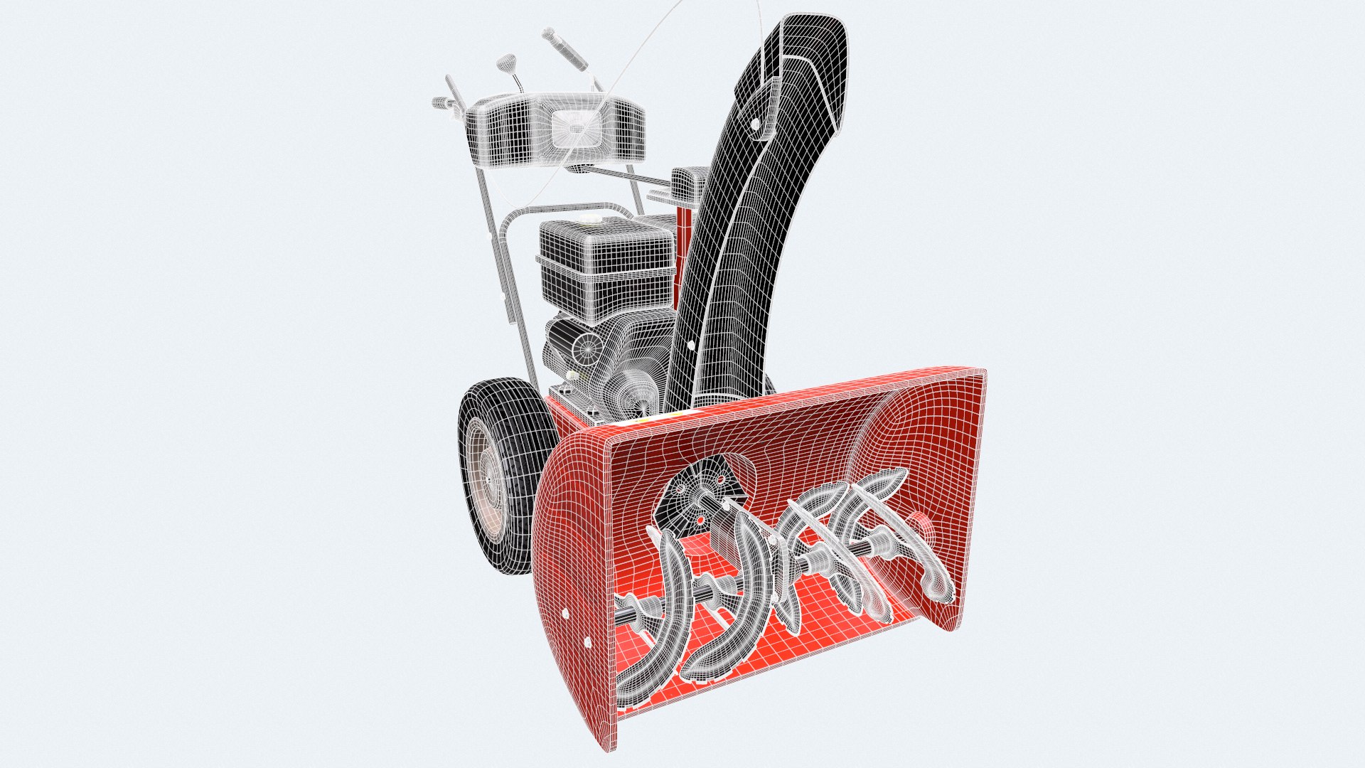 Snow Blower 3D Model - TurboSquid 2181013