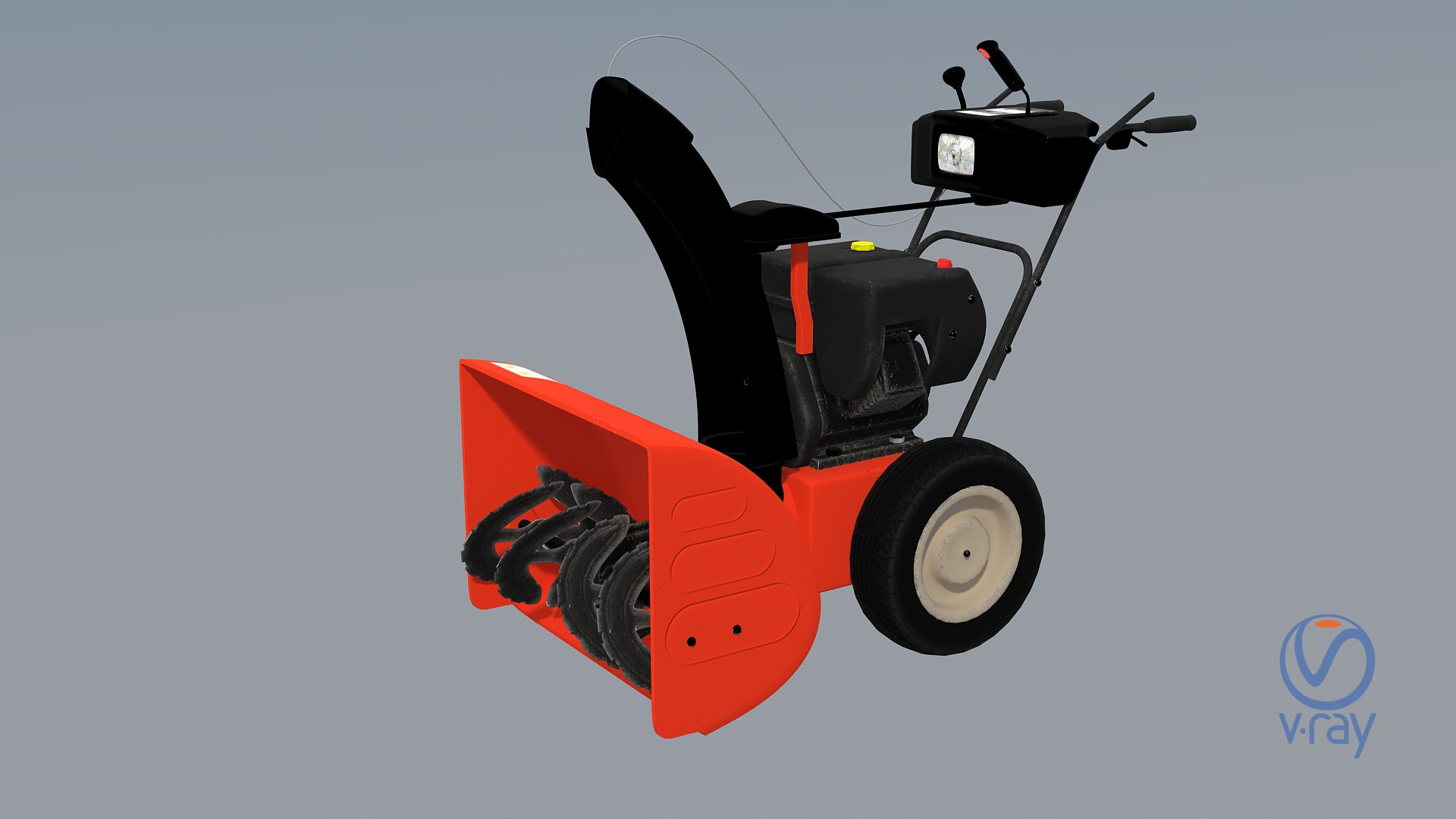 Snow Blower 3D Model - TurboSquid 2181013