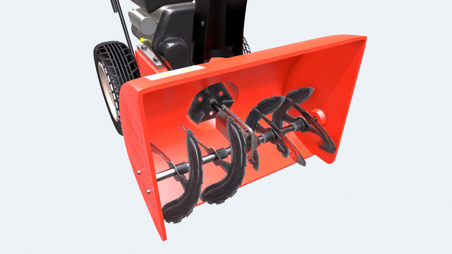 Snow Blower 3D Model - TurboSquid 2181013