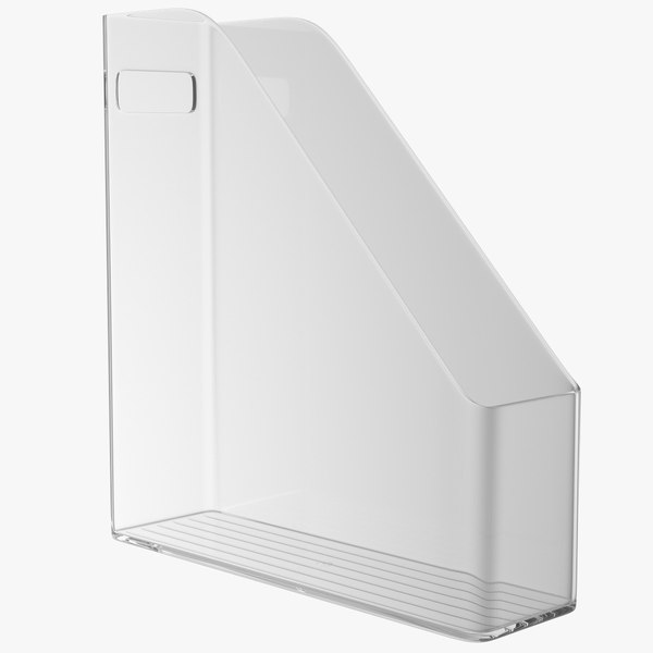 File Organizer Plastic Transparent 3D - TurboSquid 1782474