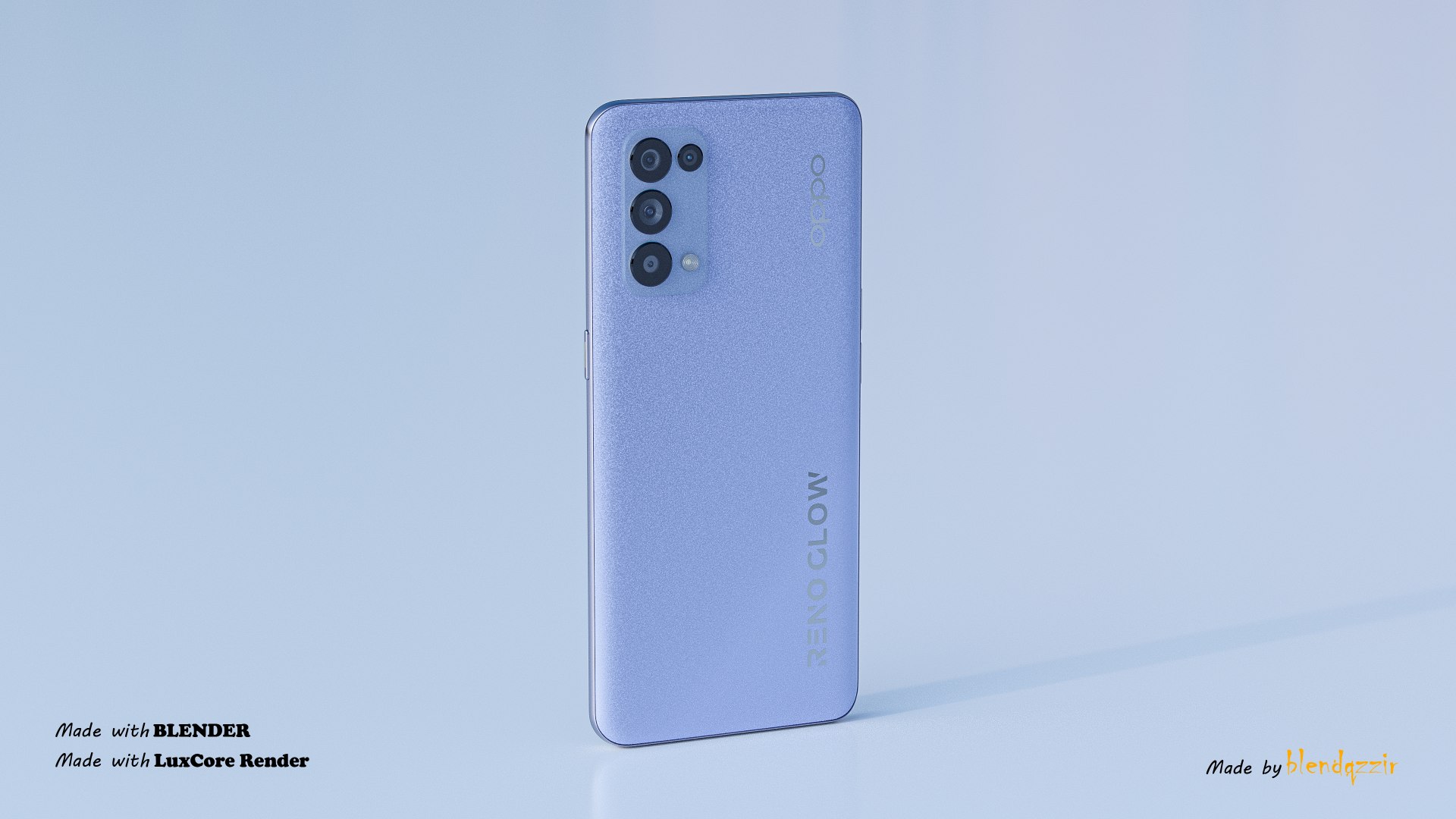 3D 5g Oppo Reno - TurboSquid 1661089