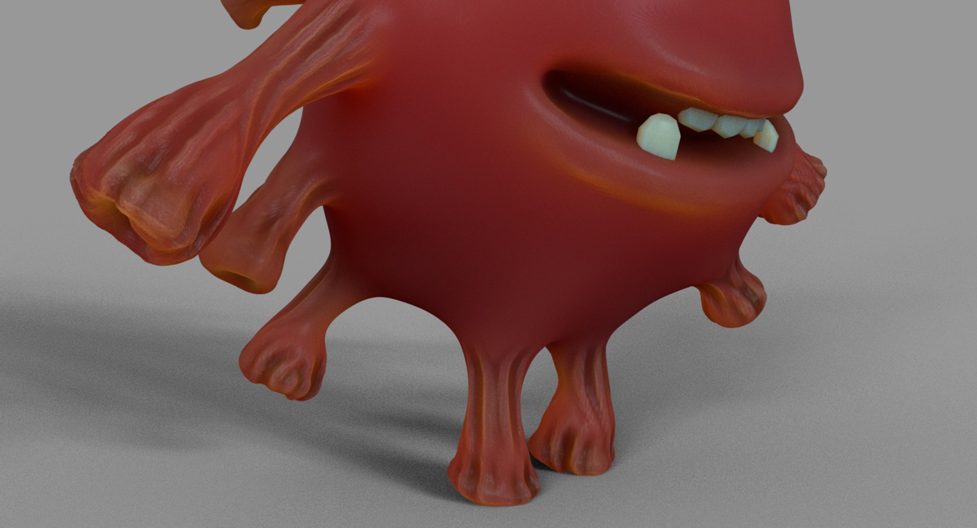 3D Virus Creature - TurboSquid 1540204