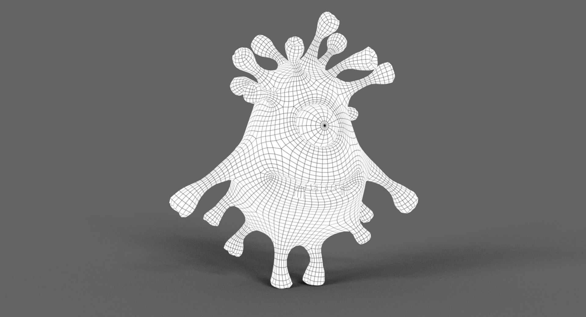 3D Virus Creature - TurboSquid 1540204