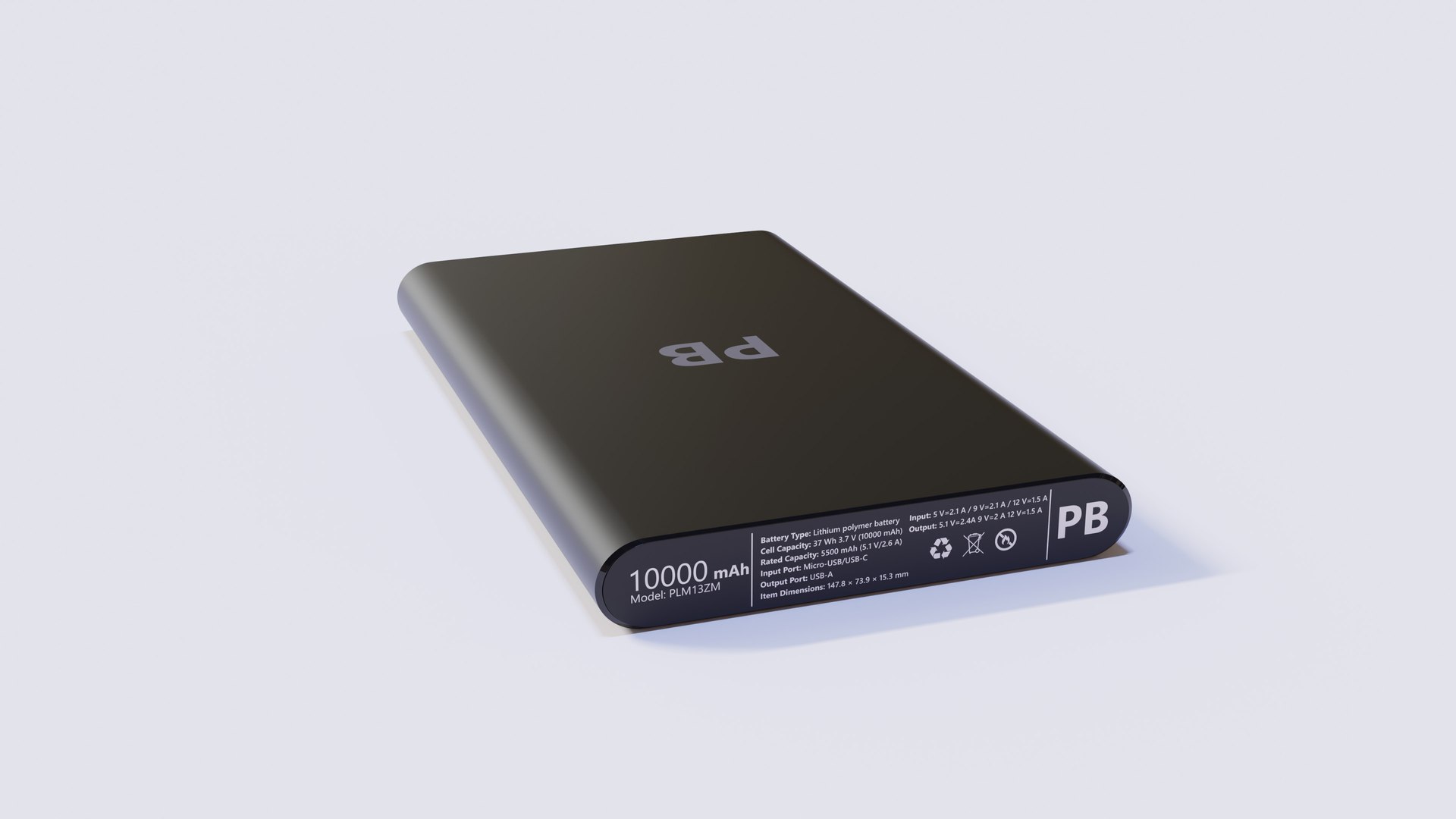 Power Bank 3D Model - TurboSquid 1783552