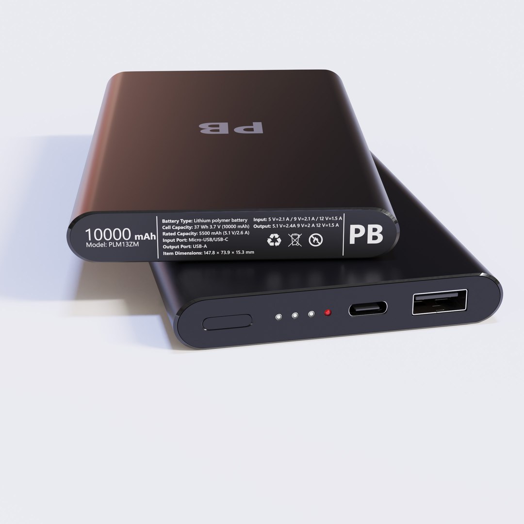Power Bank 3D Model - TurboSquid 1783552