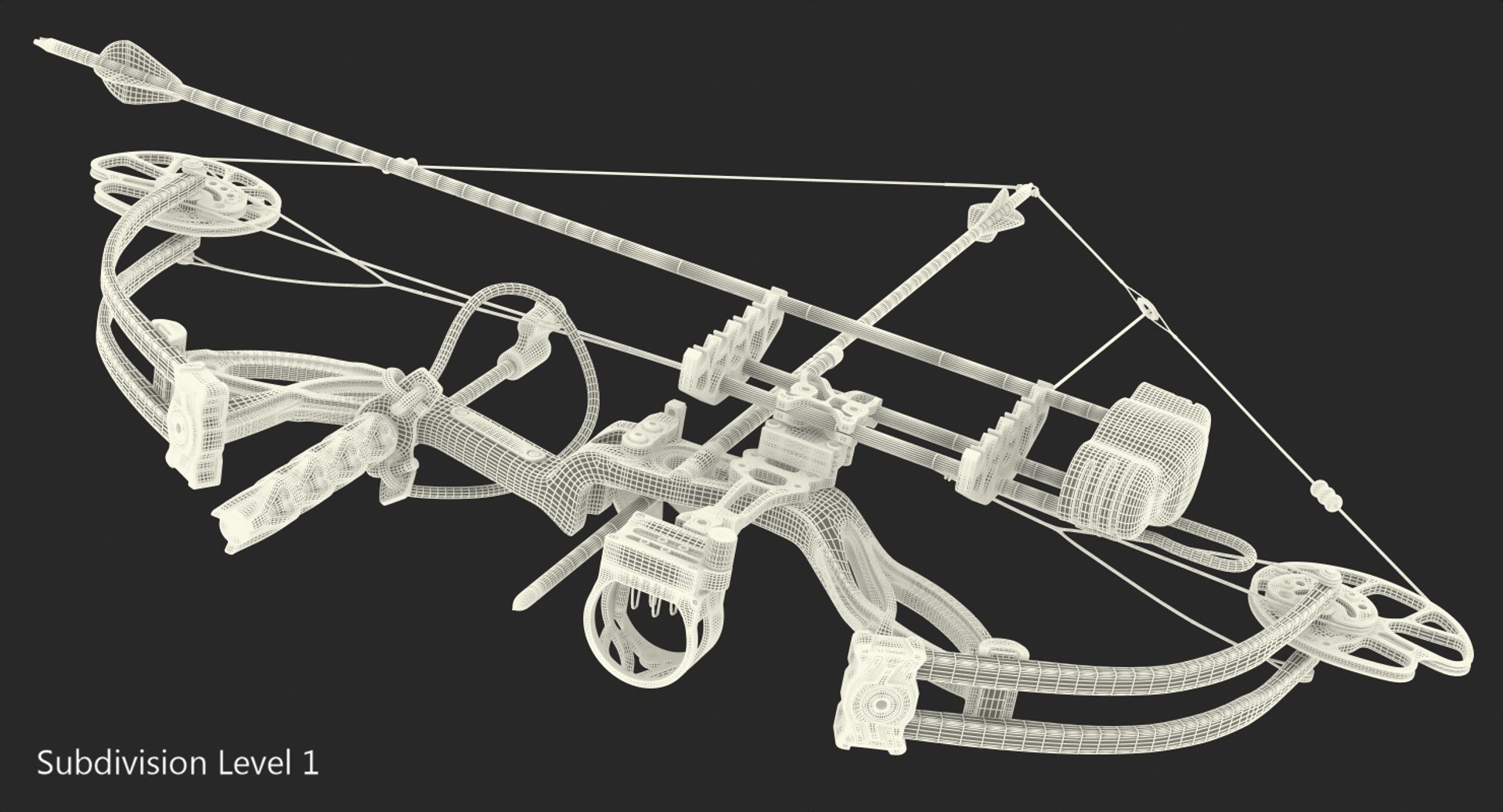 3D model armed compound bow bear - TurboSquid 1396091