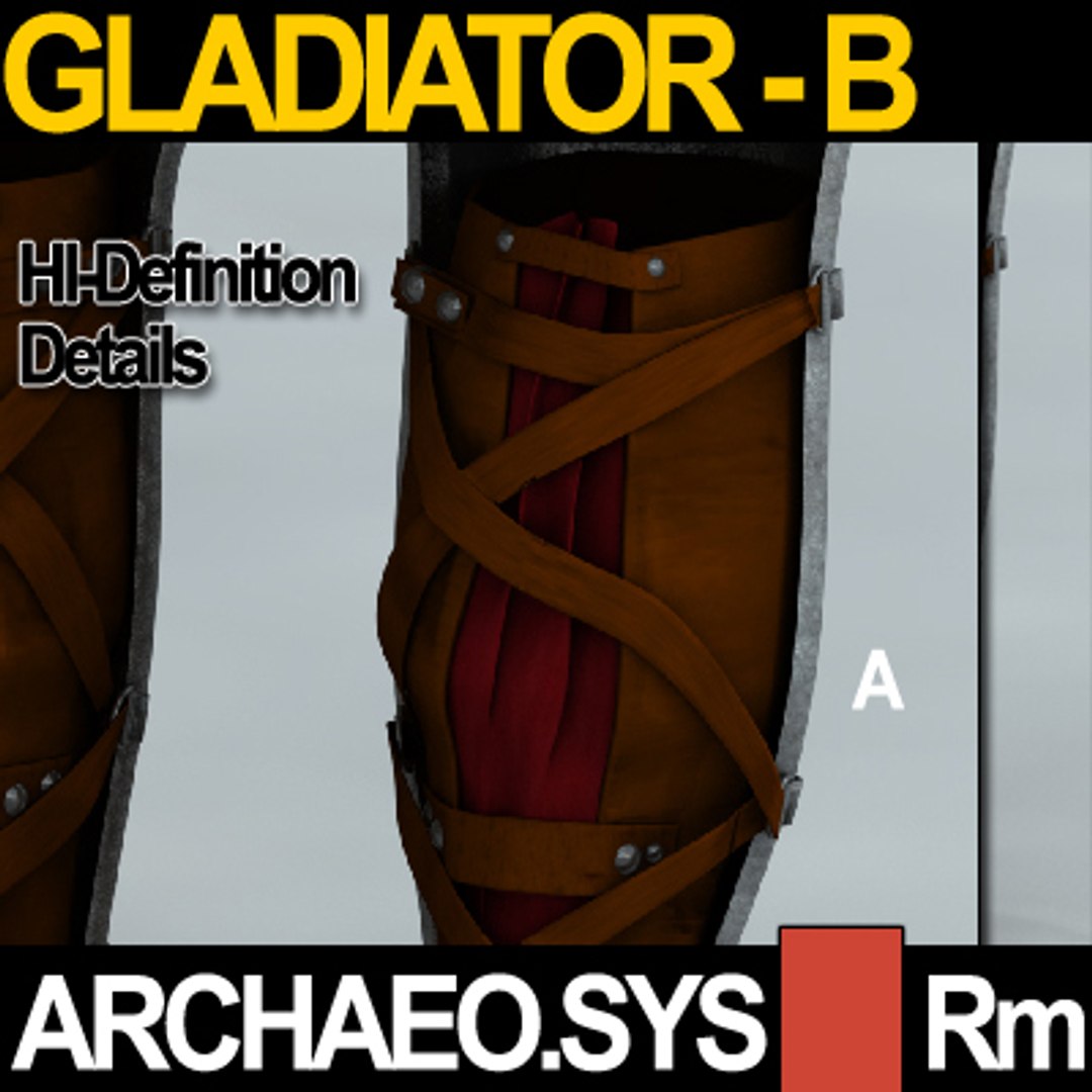 3ds roman gladiator thraex set